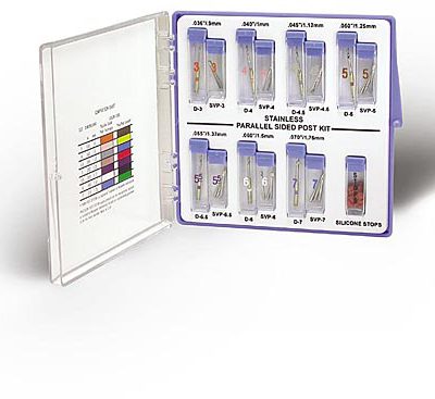 Stainless Steel & Titanium Vented Post Kits & Refills | Roydent Dental ...